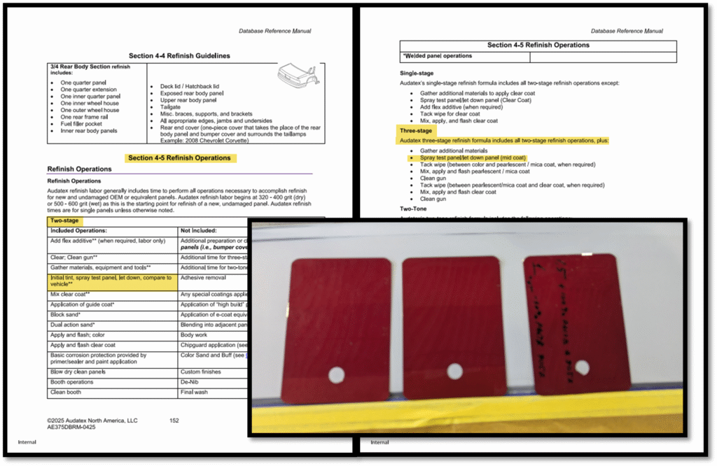 Estimate Tip - Solera Qapter (Audatex) Three-Stage Spray out & Let Down ...