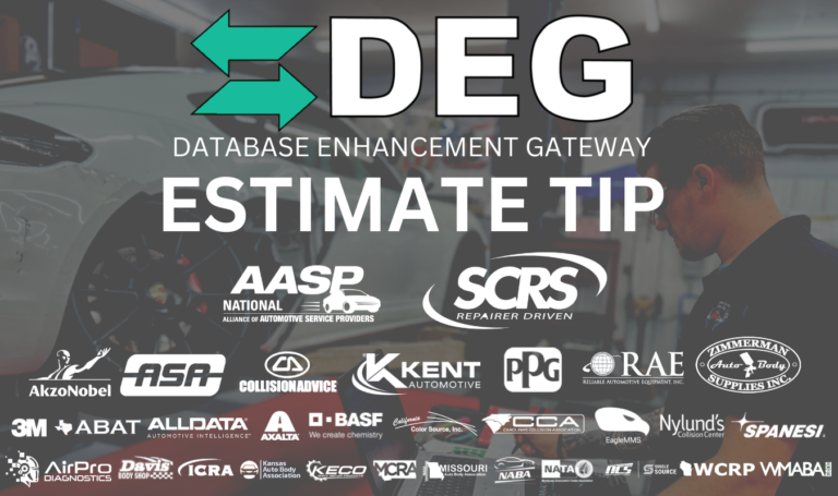 Estimate Tip – CCC – Refinishing Quarter Panels | The DEG